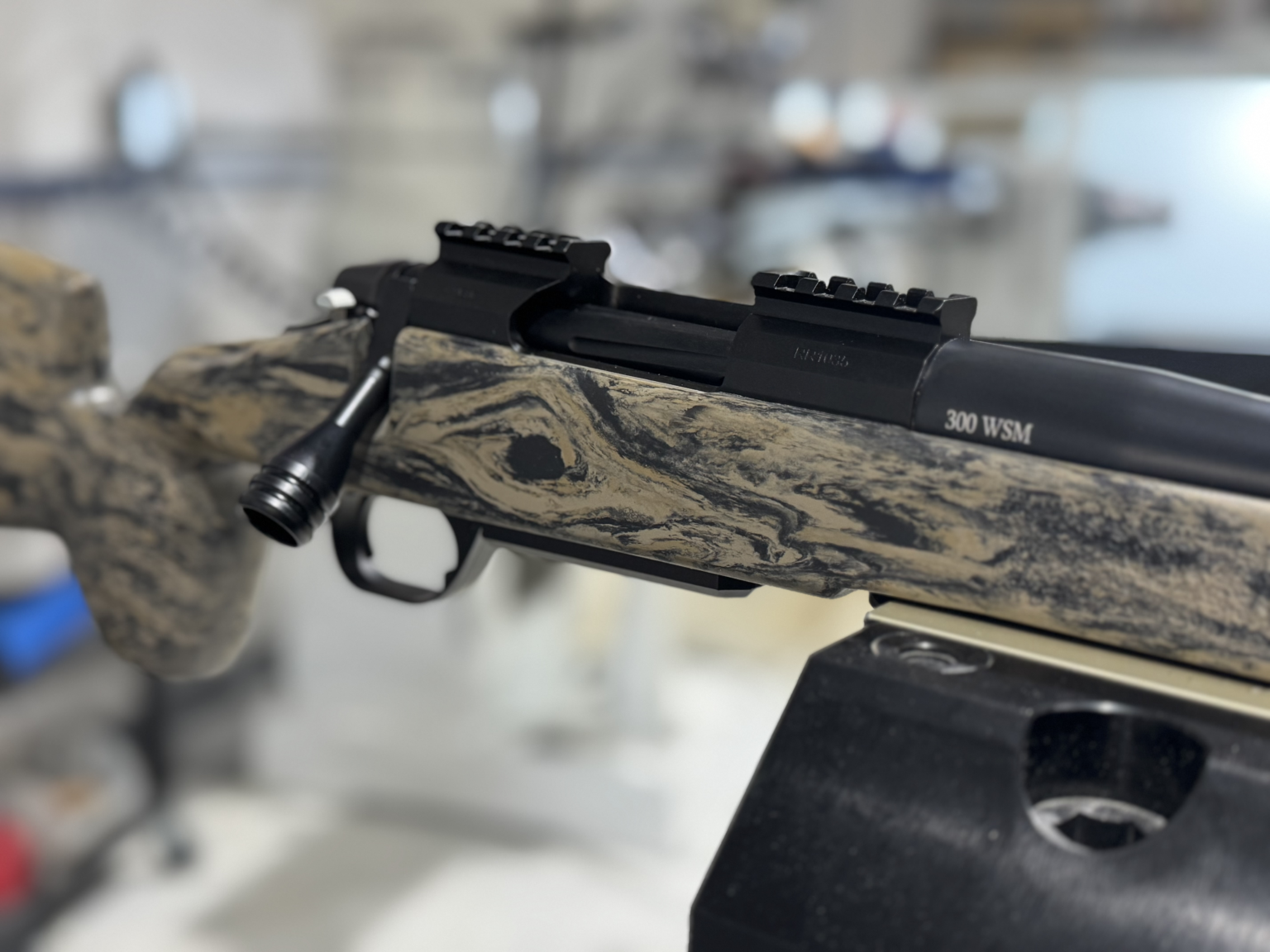 300 WSM / Impact MEDIUM LENGTH NBK action/ McM Mountain tracker in dark ...